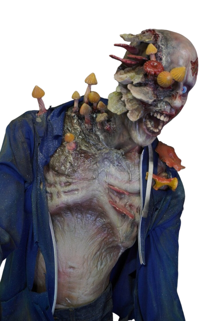 Toxic Mushroom Zombie Zack Character – Dapper Cadaver Props