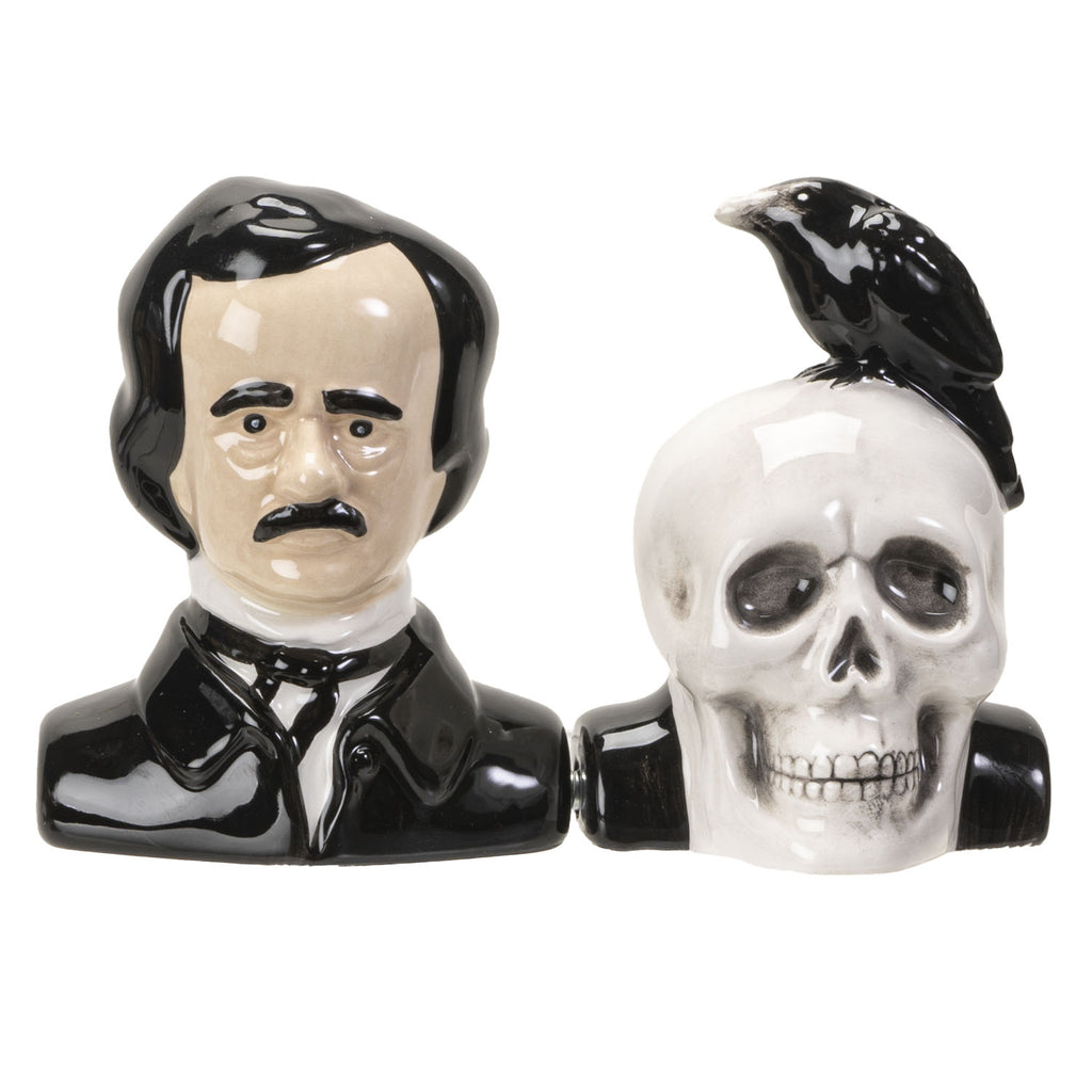 Poe's Salt & Pepper Shakers – Dapper Cadaver Props