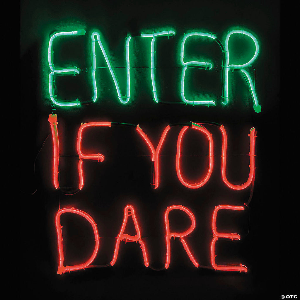 Enter If You Dare Sign 16" x 20" – Dapper Cadaver Props