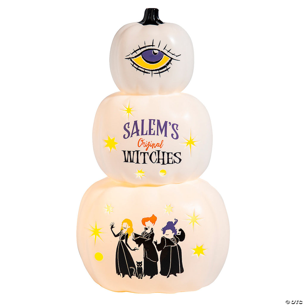 Hocus Pocus Light up Stacked Pumpkins Decoration – Dapper Cadaver Props