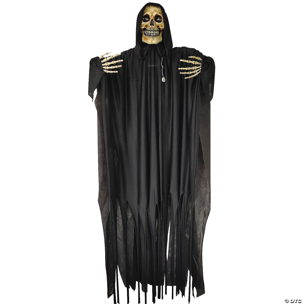 6 Ft Black Shaking Reaper – Dapper Cadaver Props
