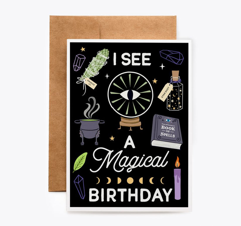 Magic Spells Birthday Card – Dapper Cadaver Props
