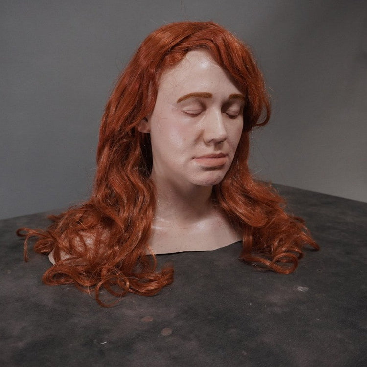 Jessica Head with Wig Prop – Dapper Cadaver Props