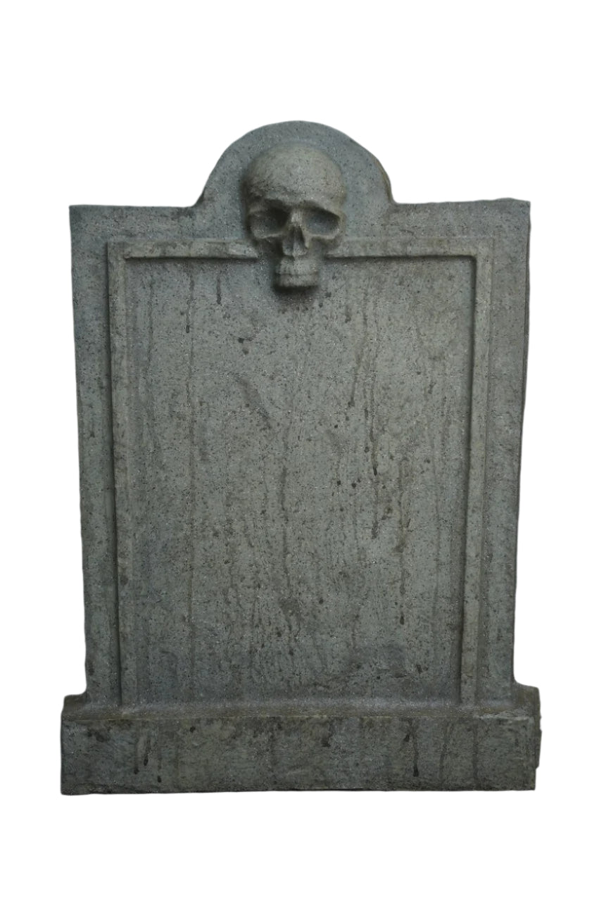 Skull Headstone Prop – Dapper Cadaver Props