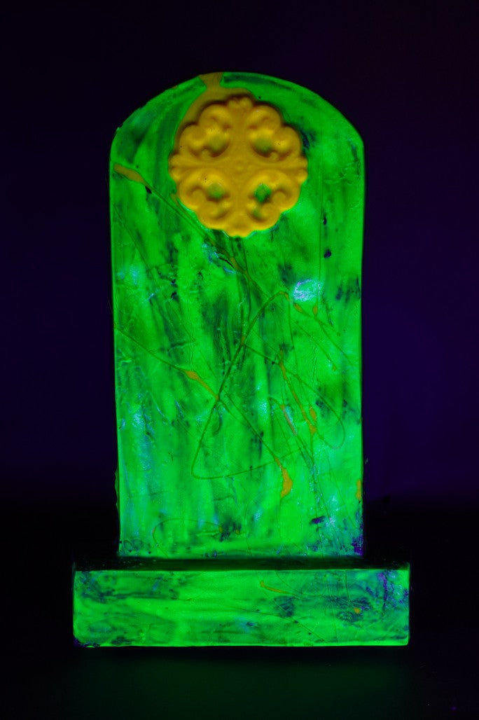 Blacklight Military Headstone Prop – Dapper Cadaver Props