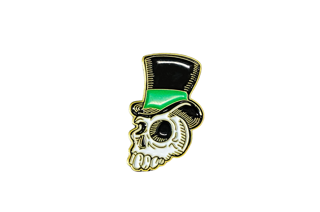 Dapper Cadaver Enamel Pin – Dapper Cadaver Props