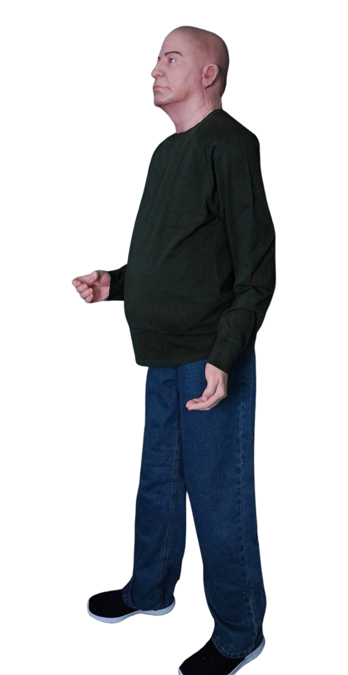 Carl Figure with Fat Padding and Hold Hands – Dapper Cadaver Props