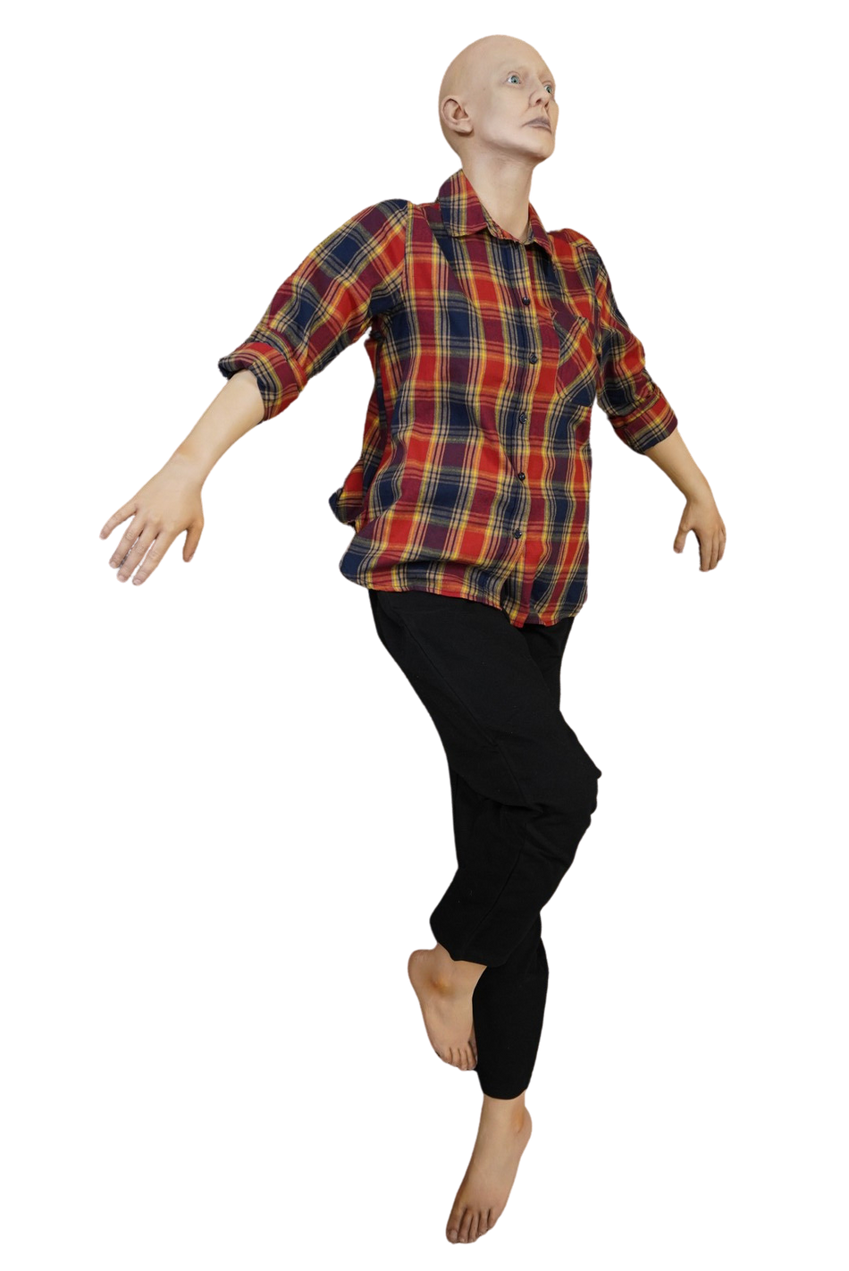 Dura Lucy Stunt Half Anatomical Dummy – Dapper Cadaver Props