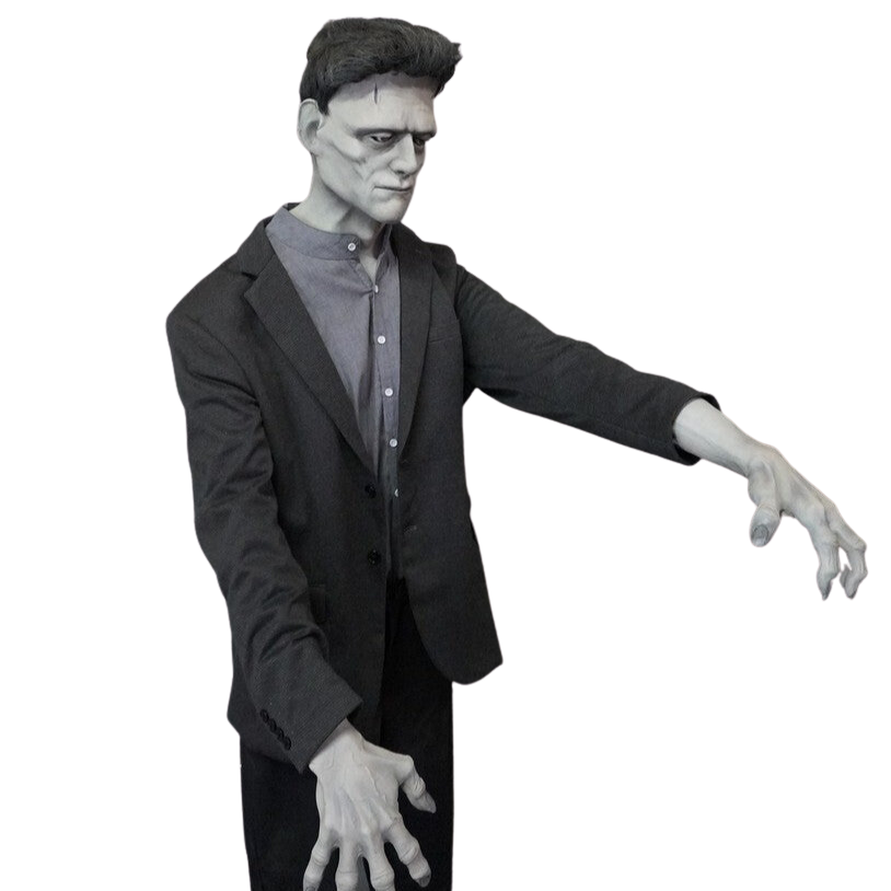 Black & White Frankenstein Tall Figure – Dapper Cadaver Props