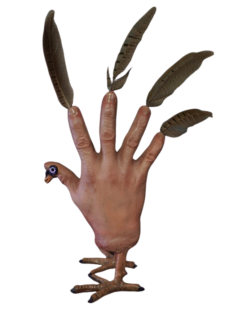 Hand Turkey Spooky Thanksgiving Decoration – Dapper Cadaver Props