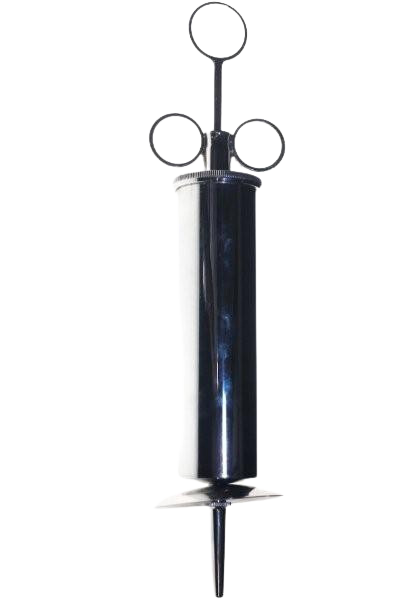 Large Steel Syringe Prop – Dapper Cadaver Props