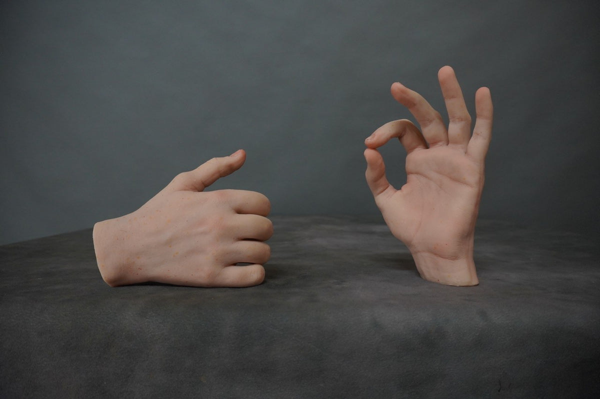 Poseable Silicone Slender Hands Prop – Dapper Cadaver Props