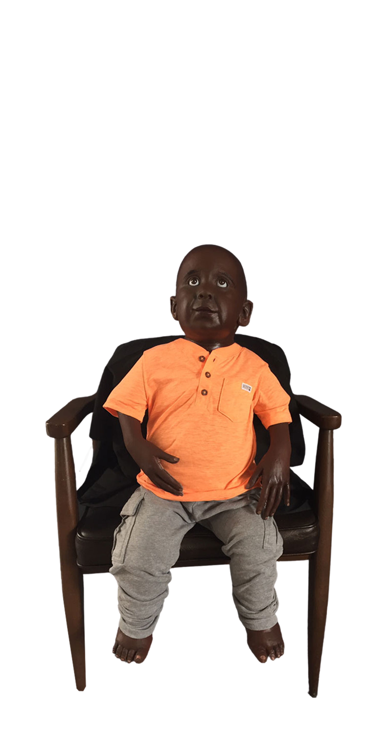Sitting Preschool Toddler Boy Body – Dapper Cadaver Props
