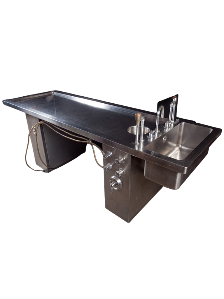 Stainless Steel Autopsy Table Rental Prop – Dapper Cadaver Props