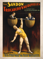 Strongman Circus Banner Prop – Dapper Cadaver Props