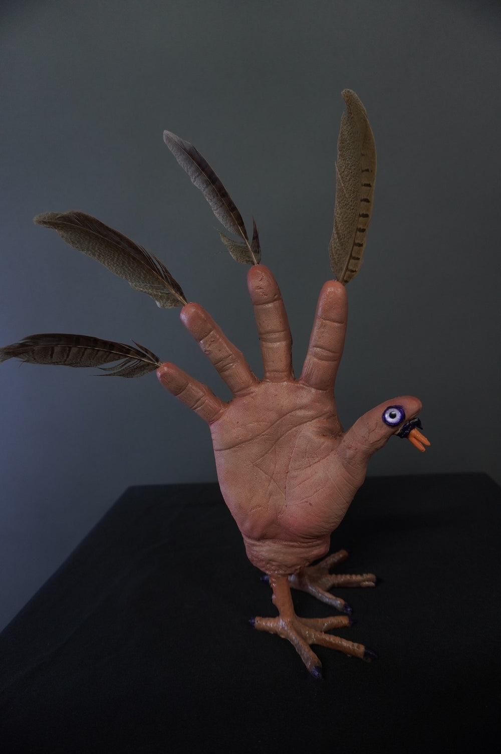 Hand Turkey Spooky Thanksgiving Decoration – Dapper Cadaver Props