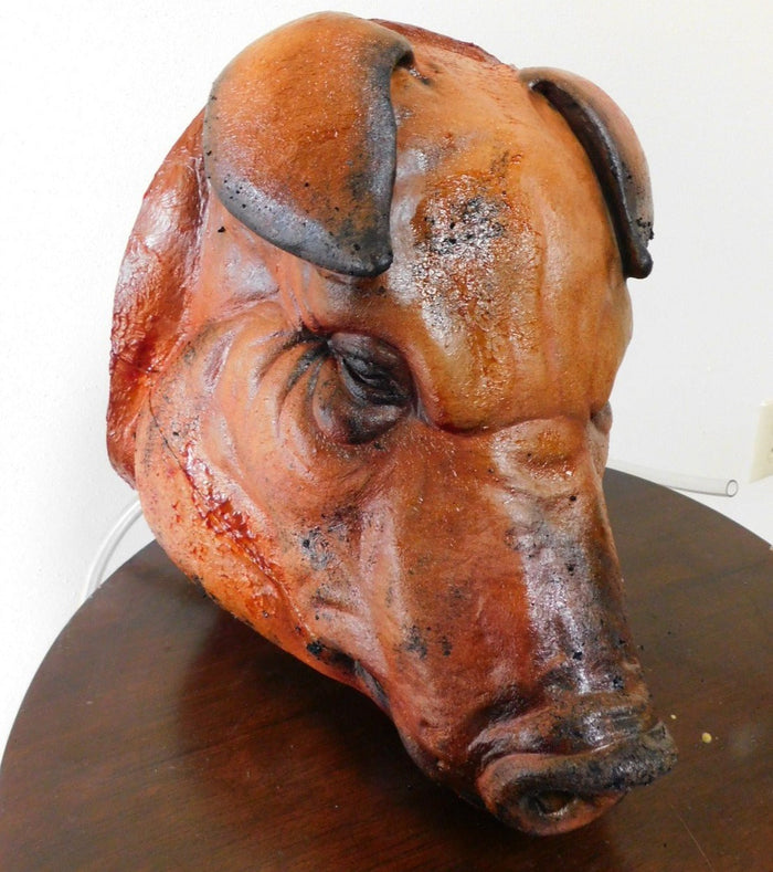 Roast Pig Head Prop – Dapper Cadaver Props