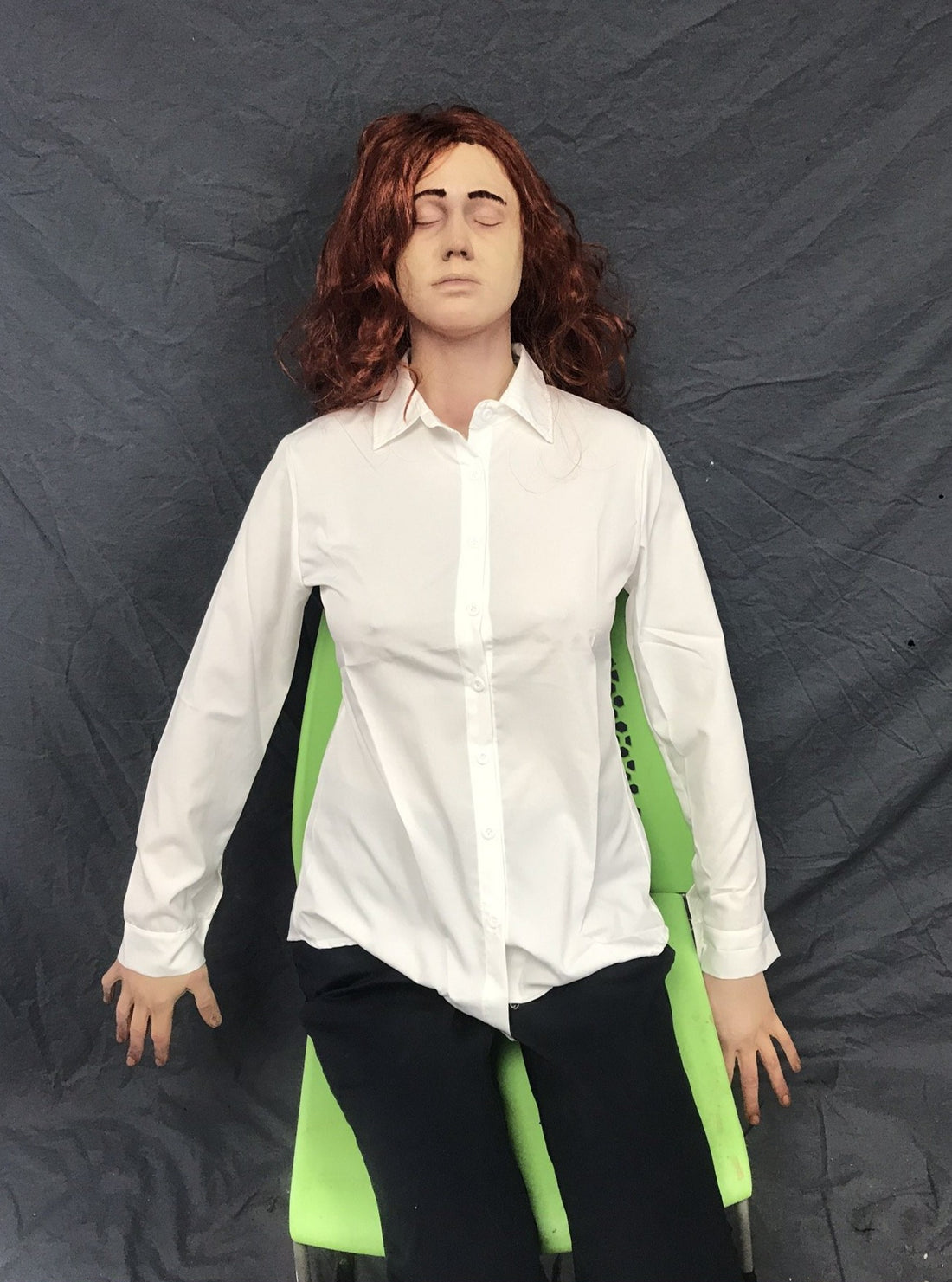 Jessica Half Anatomical Stunt Dummy – Dapper Cadaver Props