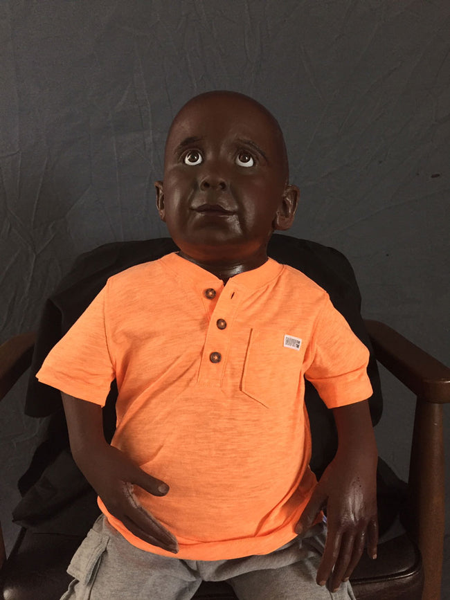 Sitting Preschool Toddler Boy Body – Dapper Cadaver Props