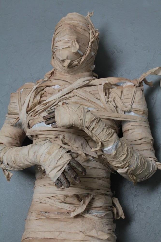 Bandage Mummy Figure Prop – Dapper Cadaver Props